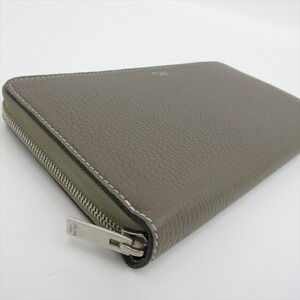 Celine | Bags | Celine Zip Wallet Gray Leather | Poshmark
